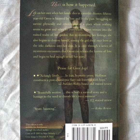 Other | Book Green Angel By Alice Hoffman | Poshmark